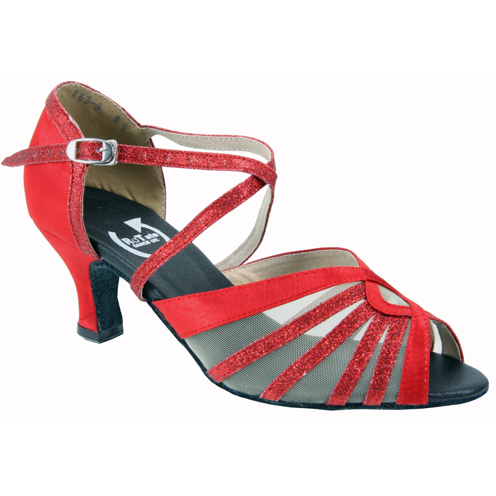 AMY - red Ladies dancing shoe 2.25" or 3" heel | RoTate Dance Shoes UK